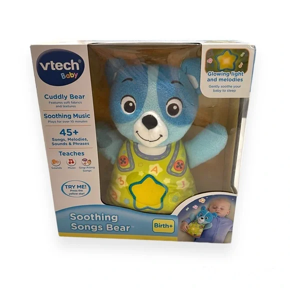 Vtech Baby Soothing Songs Bear Toy NIB